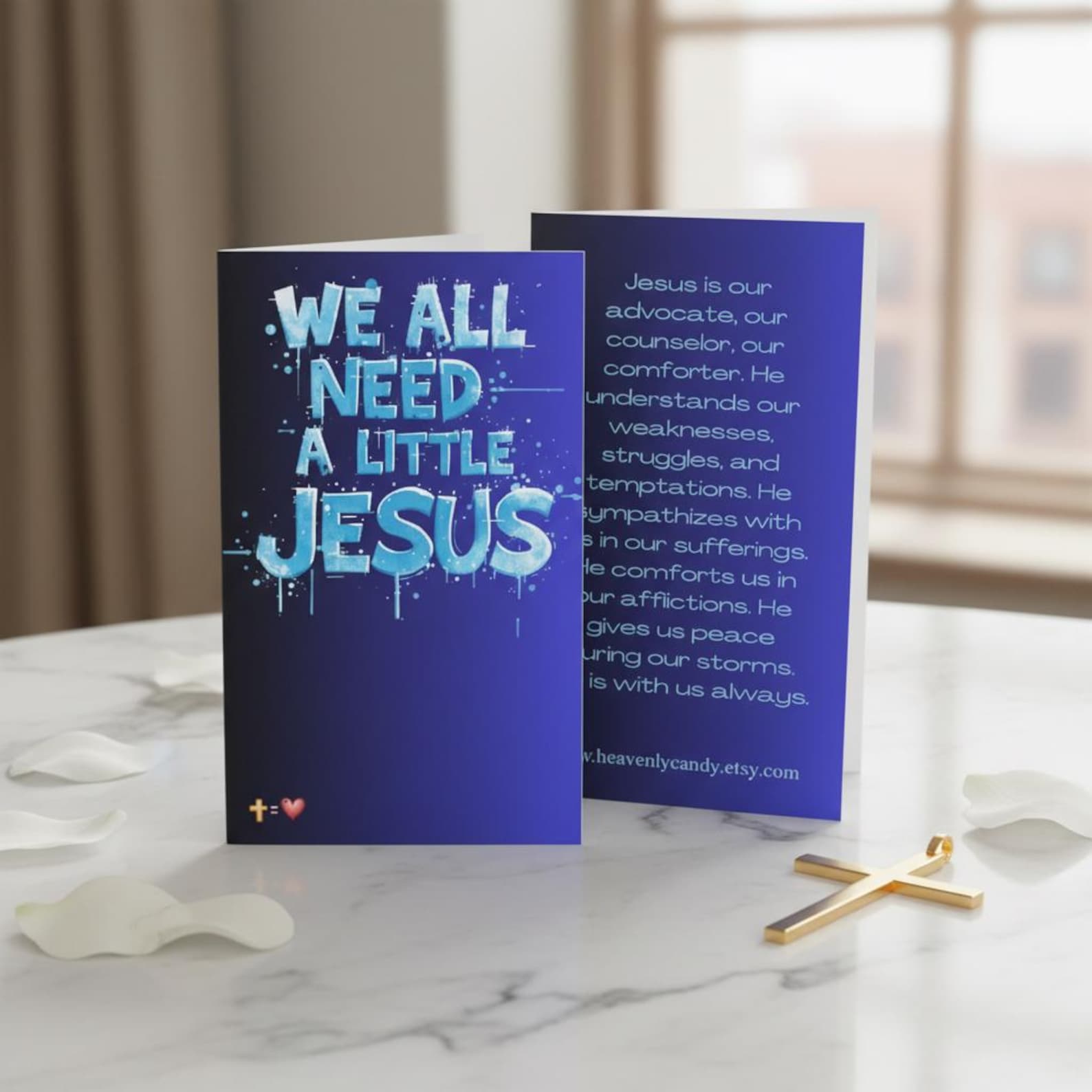 Mini Jesus Figurine, Little Jesus Pocket Cards, Church Party Favors ...