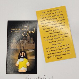 Little Jesus Pocket Card Faith Christian Retreat Catholic Religious ...