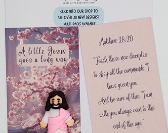 Little Jesus Pocket Cards for Church Party Favors, Bible Study ...