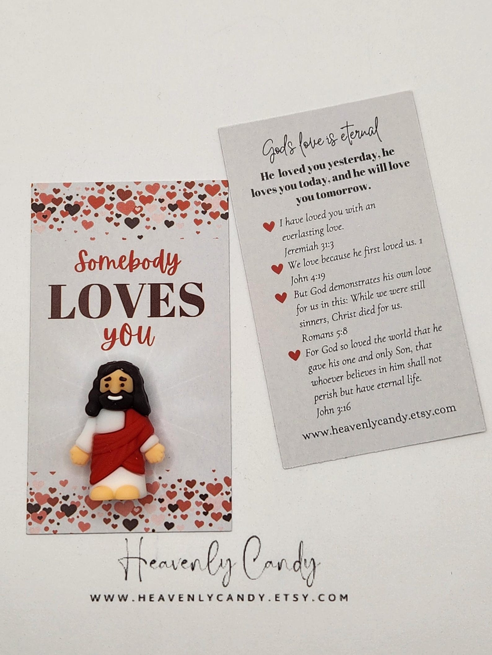 Little Jesus Pocket Card Faith Christian Retreat Catholic Religious ...