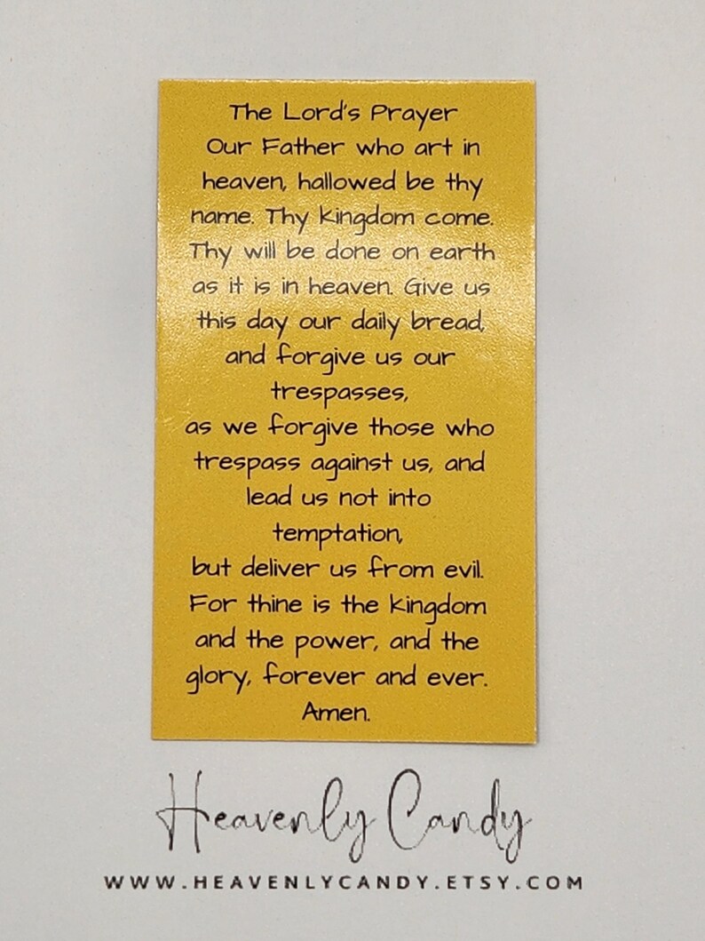 Little Jesus Pocket Card Faith Christian Retreat Catholic Religious ...