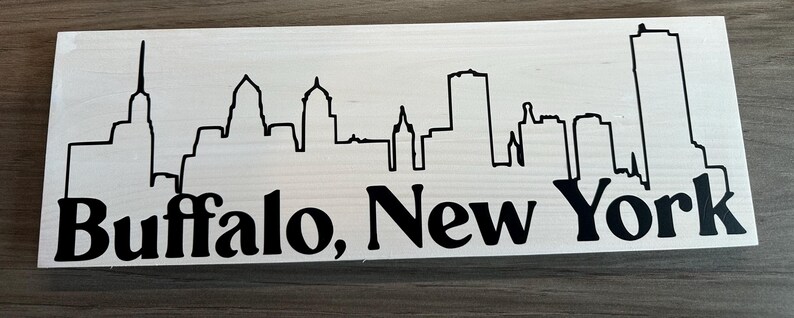 Buffalo New York Wooden Sign - Etsy