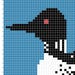 Crochet Color Work Tapestry Loon Pattern - Etsy