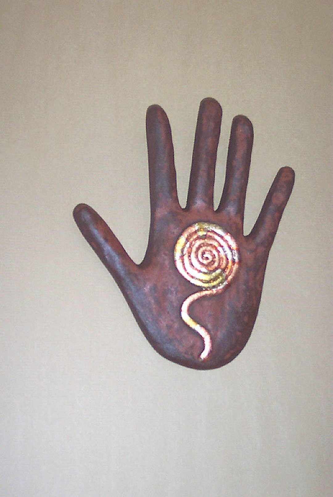 Chaco Spiral Hand Art Sculpture Southwestern Western - Etsy