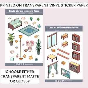 Isometric Room Stickers| Iso 4 Pack House Designer, Interior Design ...