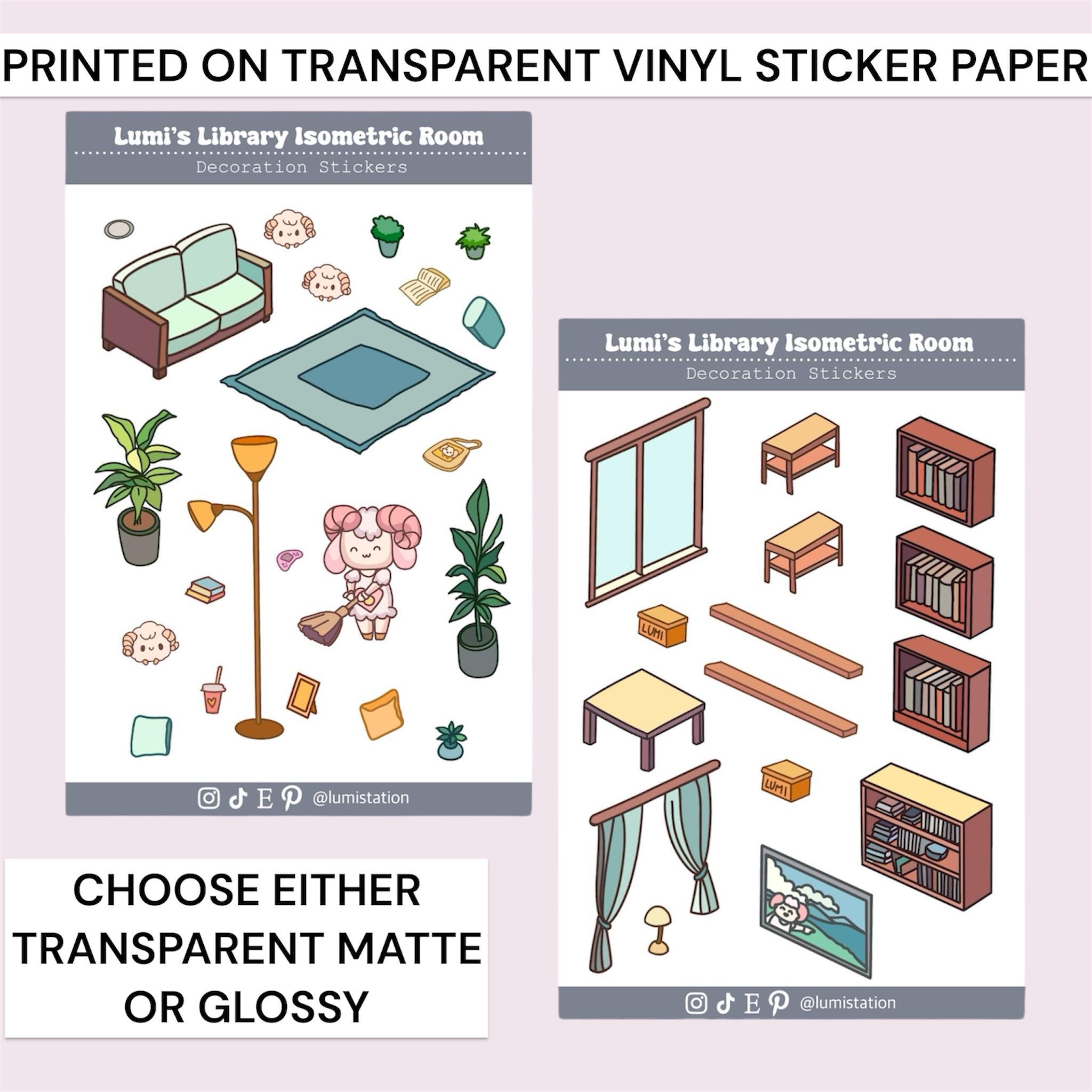 Isometric Room Stickers| Iso 4 Pack House Designer, Interior Design ...