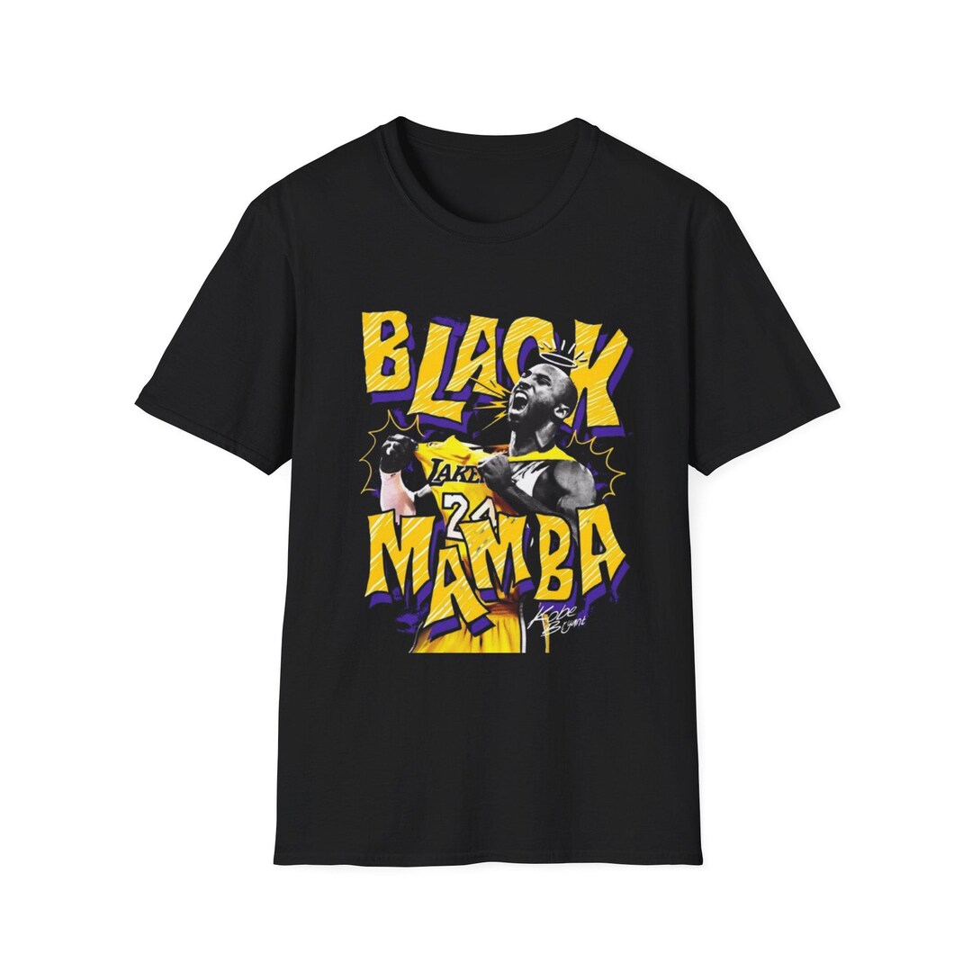 Kobe Bryant "black Mamba" Tee Unisex, Basketball Sports Shirt, Men's Women's Graphic Top, NBA ...