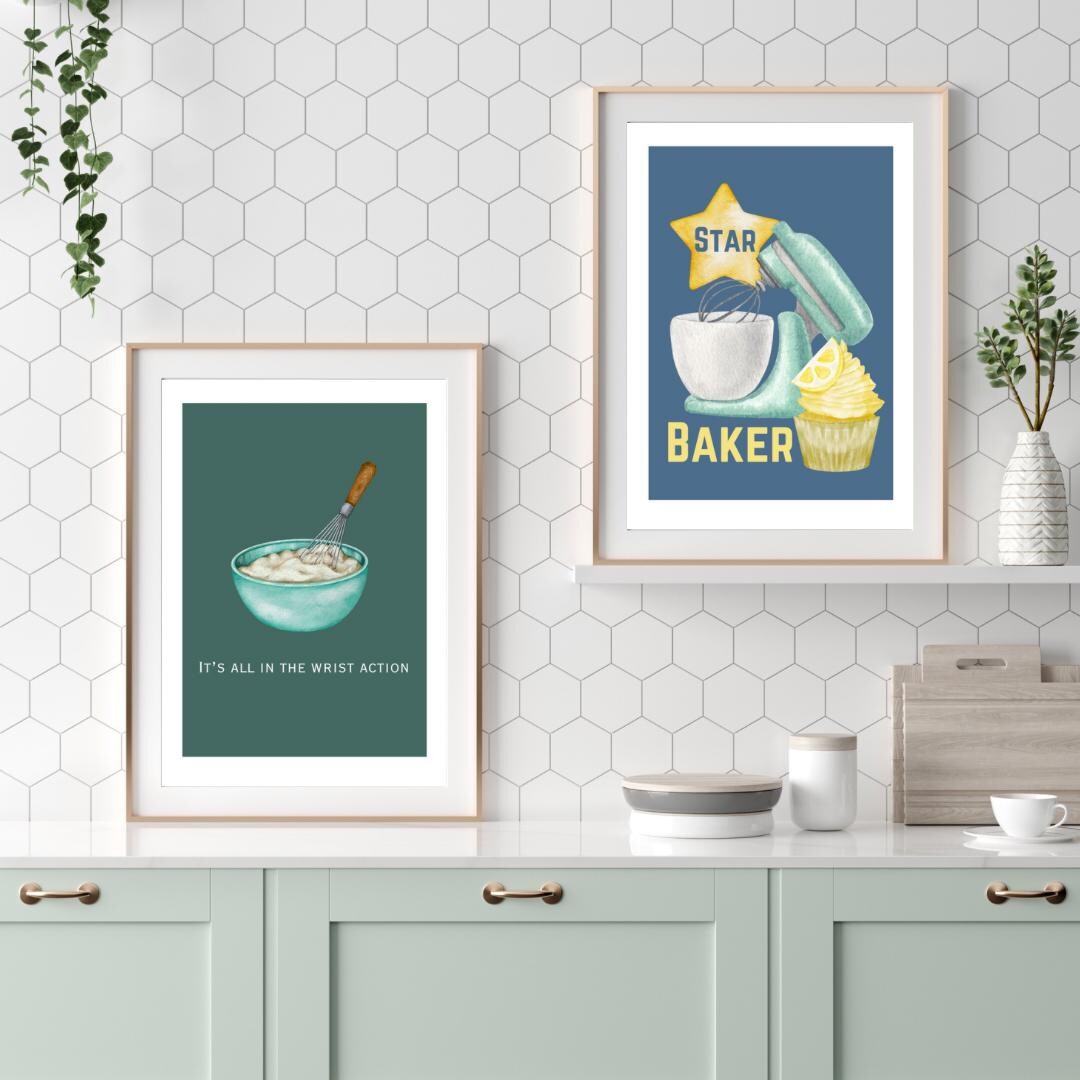 4 the Great British Bake off Quotes / Sayings Digital Prints With White ...