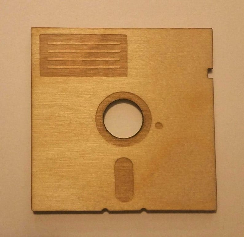Retro Floppy Disk Coaster Laser Cut Files - Etsy