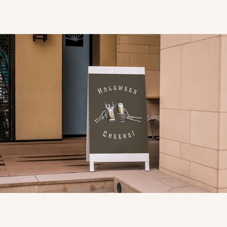 Spooky Halloween Cocktail Party Poster, Drink & Sweets Menus Creepy ...