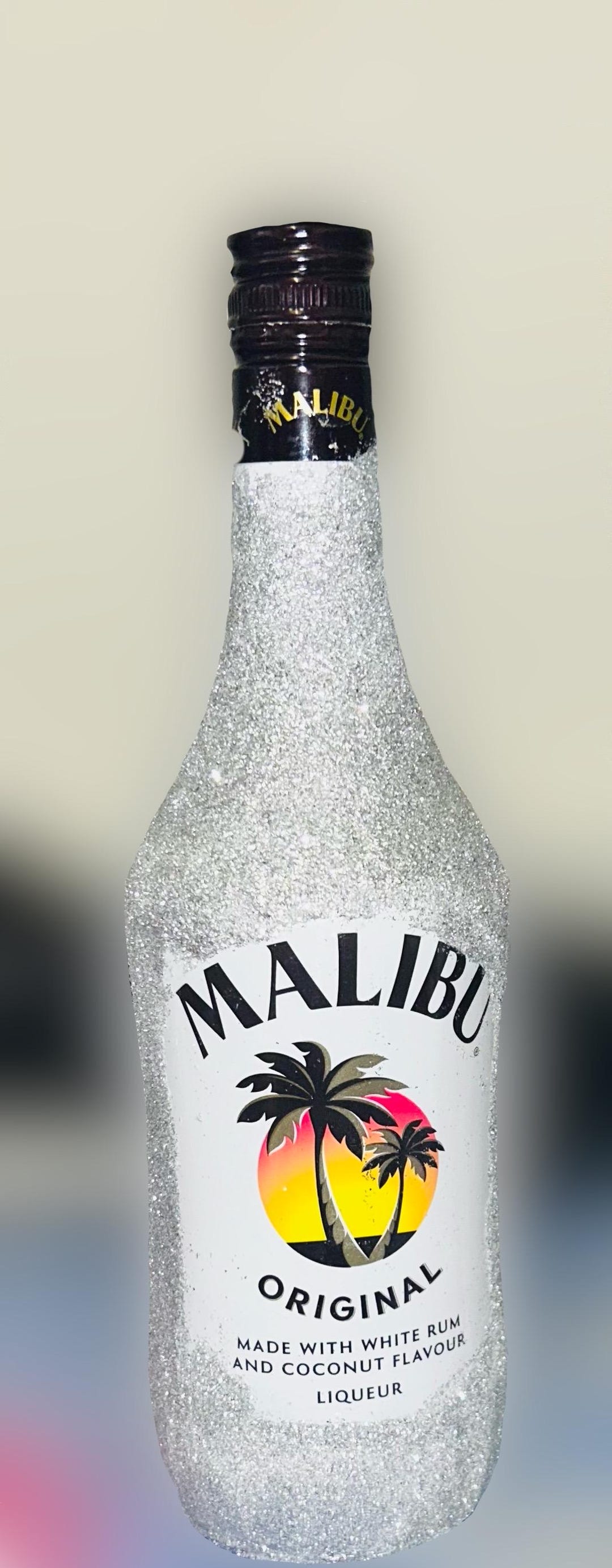 Glitter Malibu Bottle - Etsy