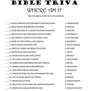 BIBLE GAMES - Etsy