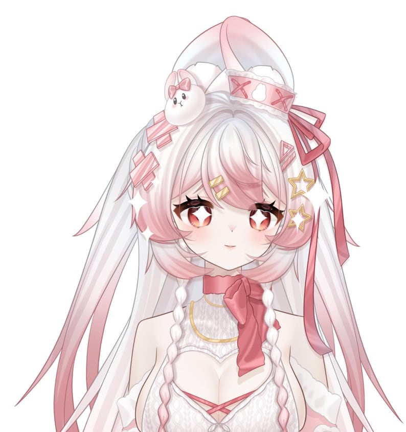 Live2d Public Premade Model Vtuber | Cute Bunny Girl Pyonko | Fully ...