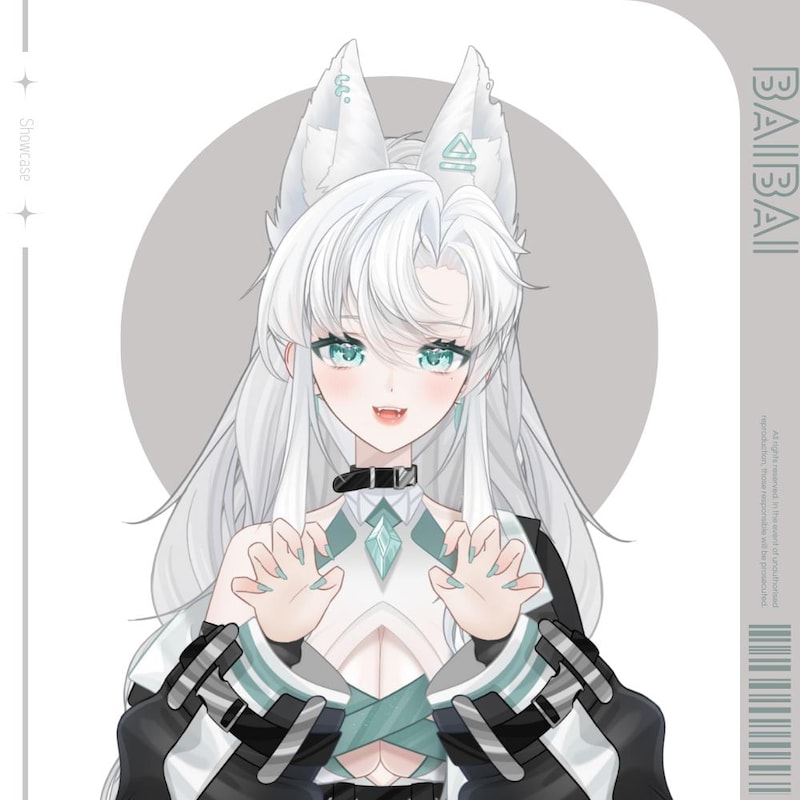 Fox Vtuber Model Girl - Etsy