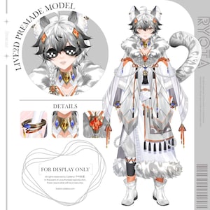 Live2d Public Premade Model Vtuber | 【ryota】 | Over 10 Expressions - Etsy