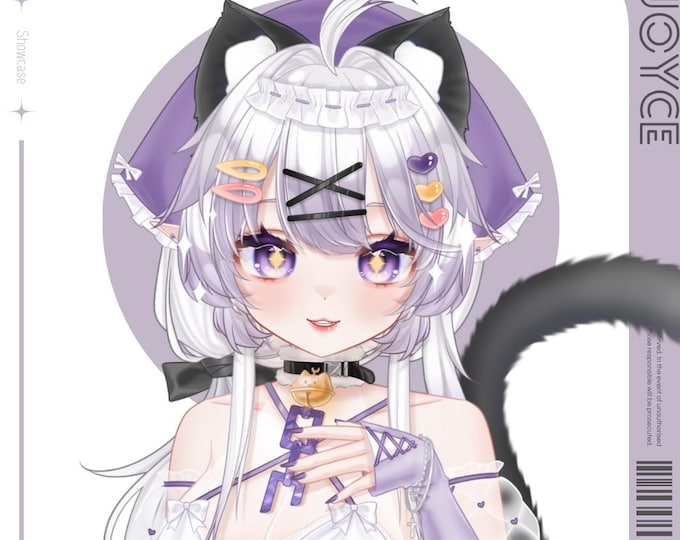 Berryneko Live2d Vtuber Model – Strawberry Cat, Vtube Studio Ready ...