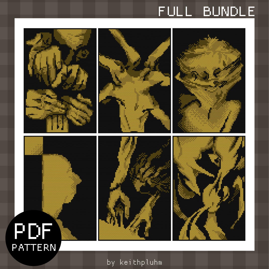 Disco Elysium Motorics Skills Bundle - Cross Stitch Patterns PDF - Etsy