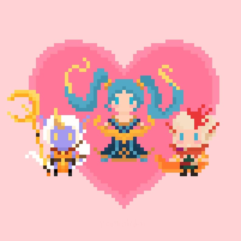 OPEN! Pixel Art Character Commission Oc/fan Art/portrait/fantasy - Tiny ...