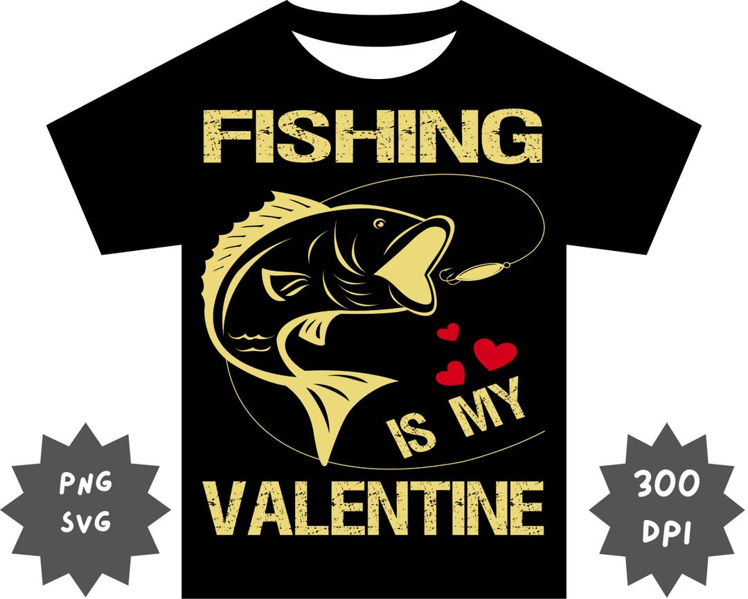 Valentine Bass PNG , SVG Fishing Hunter Valentine's Day Funny Fishing ...
