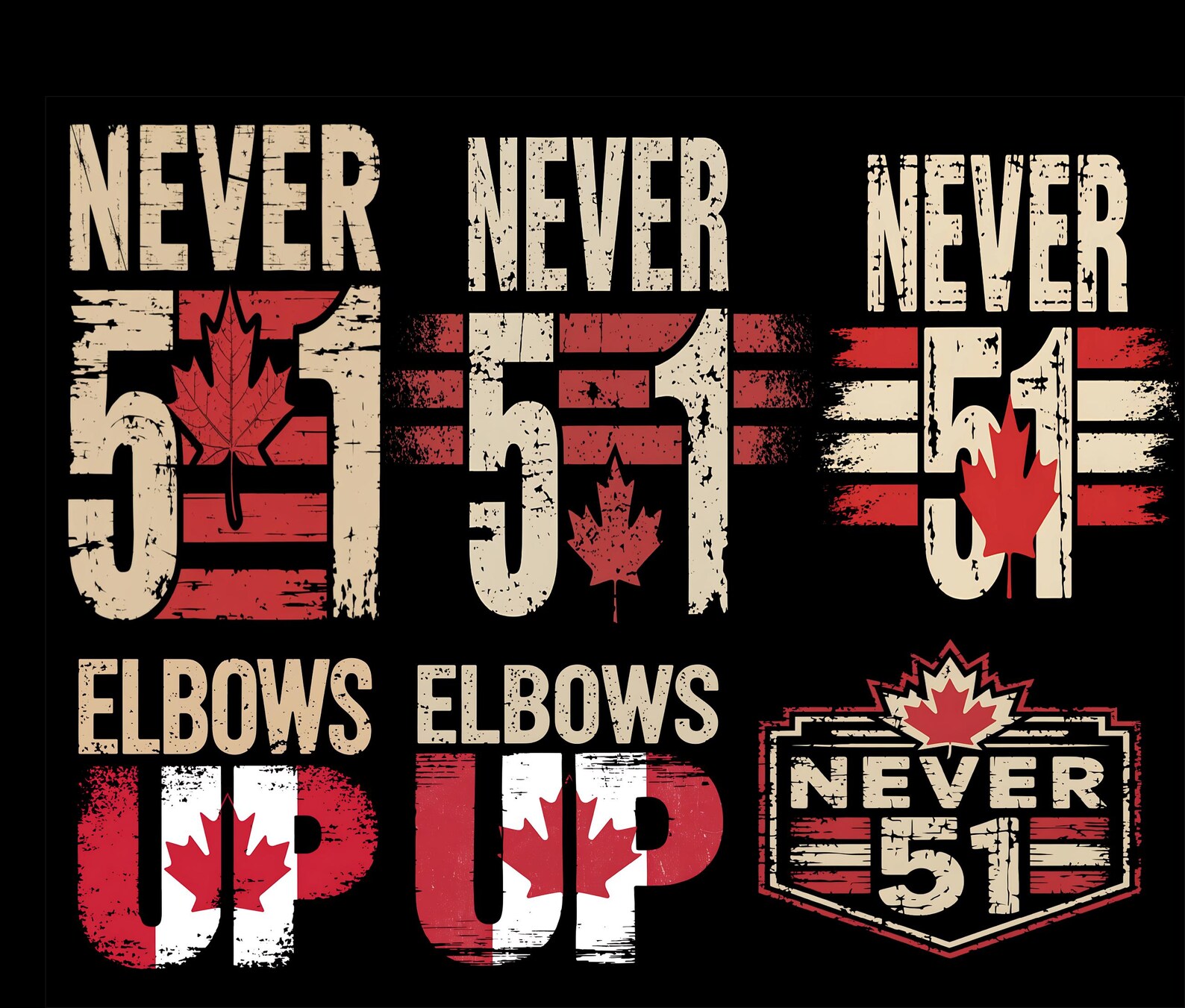 Never 51st State Canada Group 6 Png, Canada Forever 51st State Never ...