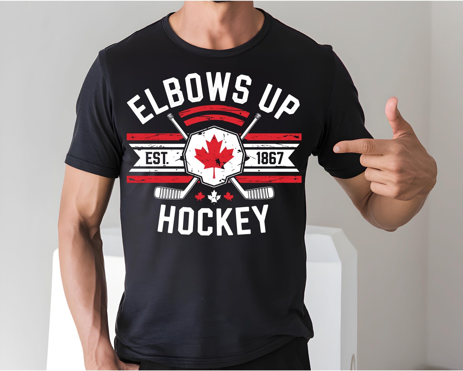 Elbows up Canada Png, Elbows Up, Canada Png, Canadian Pride T-shirt ...