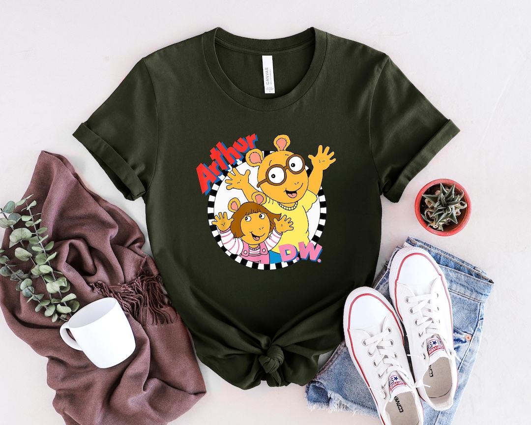 Arthur & D.W. Shirt, PBS Cartoon Character T-shirt, Back to School - Etsy