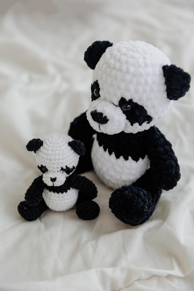 Crochet Pattern Panda, Amigurumi Panda Bear, Amigurumi Pattern Panda ...