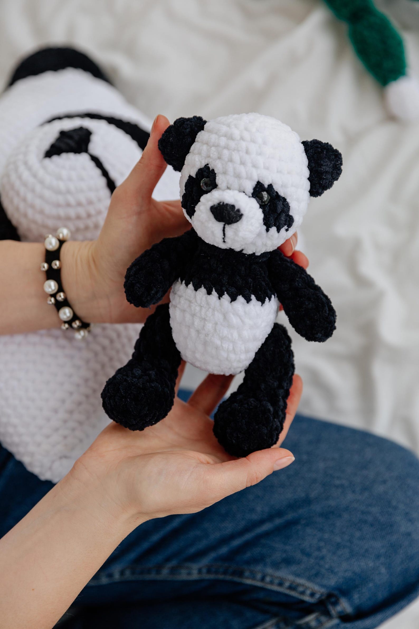 Crochet Pattern Panda, Amigurumi Panda Bear, Amigurumi Pattern Panda, Crochet Panda Toy ...