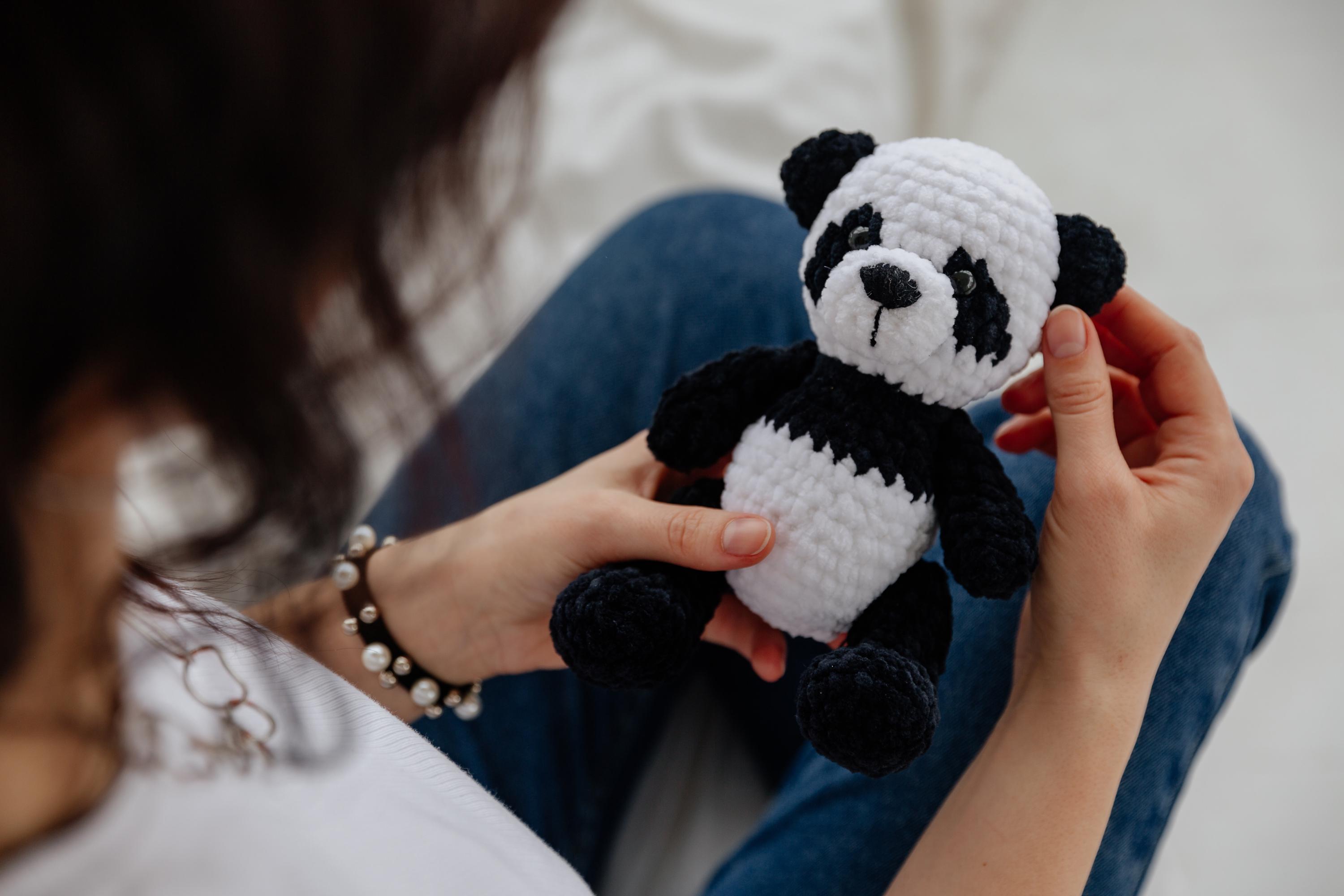 Crochet Pattern Panda, Amigurumi Panda Bear, Amigurumi Pattern Panda ...