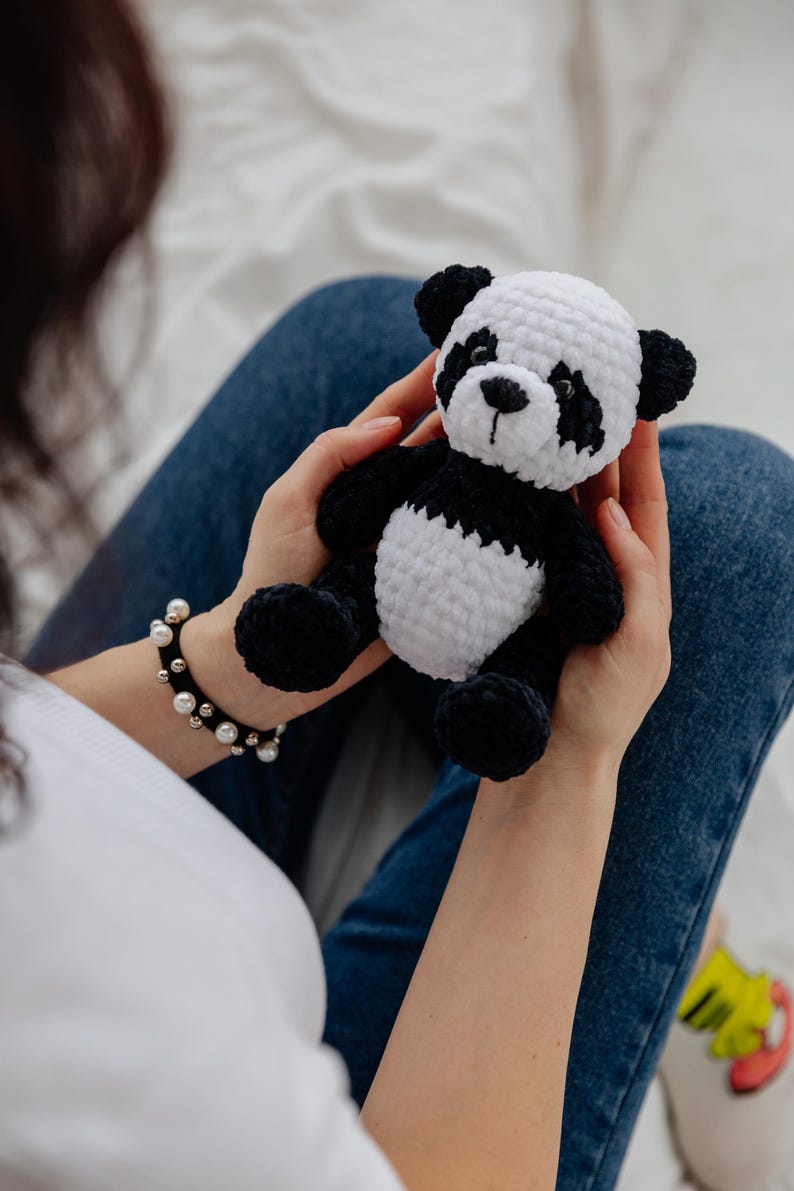 Crochet Pattern Panda, Amigurumi Panda Bear, Amigurumi Pattern Panda, Crochet Panda Toy ...