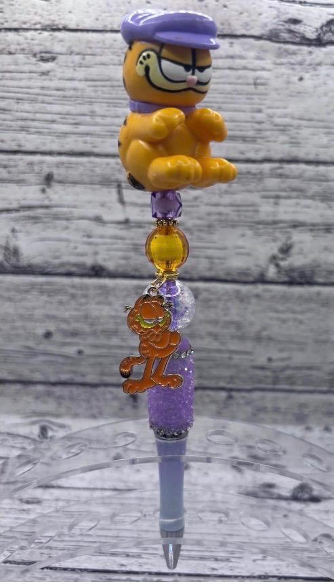 Garfield Beaded Pen VINTAGE TOPPERS PLZ Read Description - Etsy