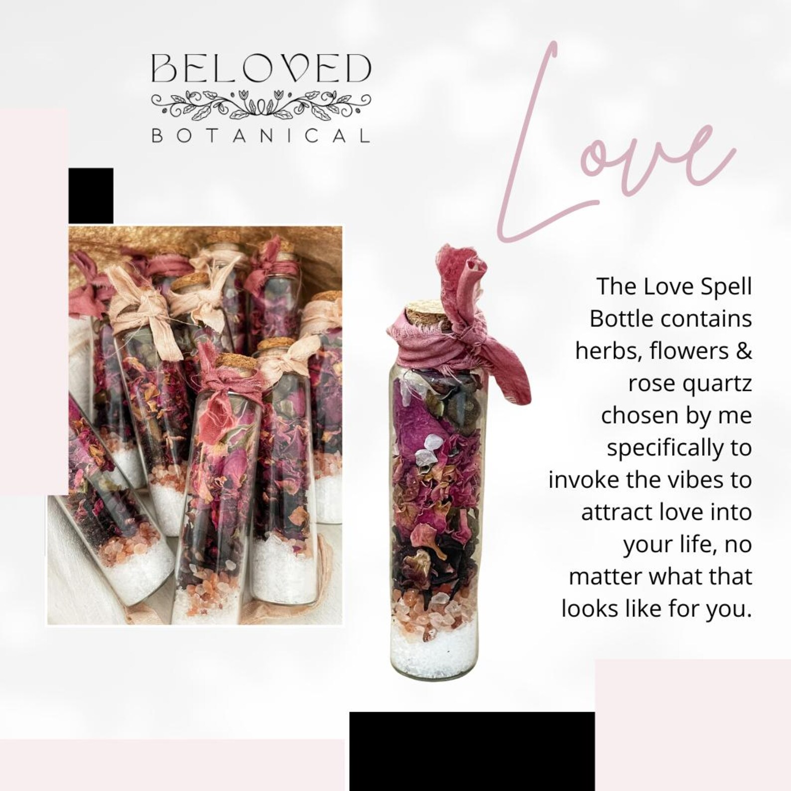 LOVE Herbs, Spell Jar, Valentines Day Gift, Gifts Under 20, Protection ...