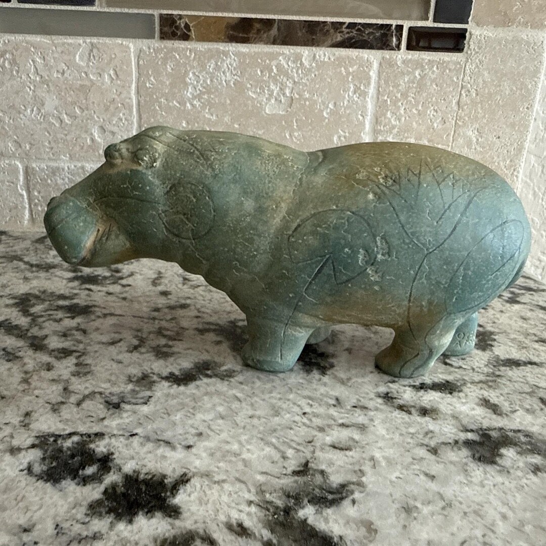 Vintage Ancient Egyptian Hippo Artifact Replica, AMR 1963 RARE - Etsy