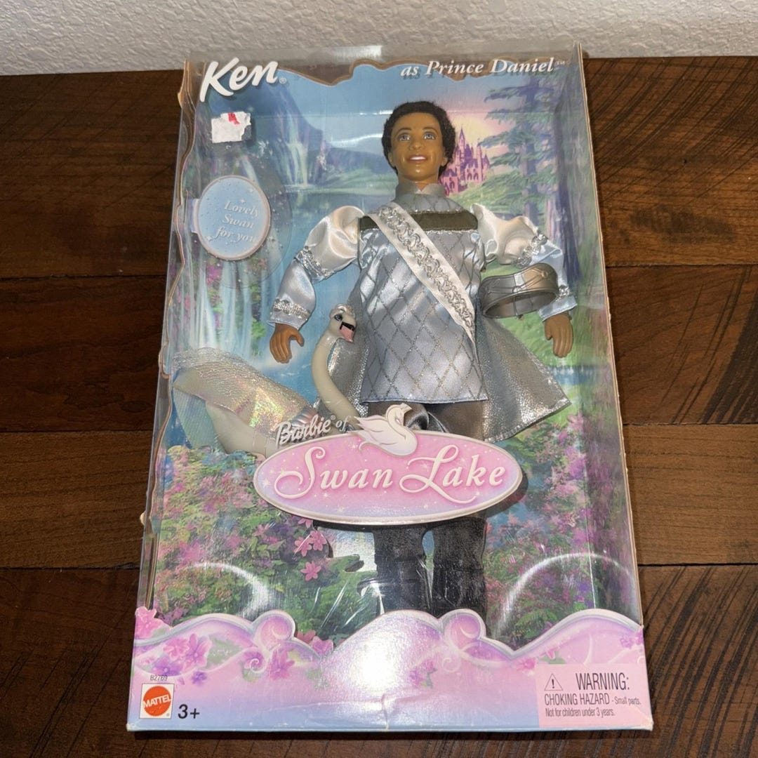 Vintage 2003 Barbie Swan Lake KEN as PRINCE DANIEL Mattel B2769 - Etsy