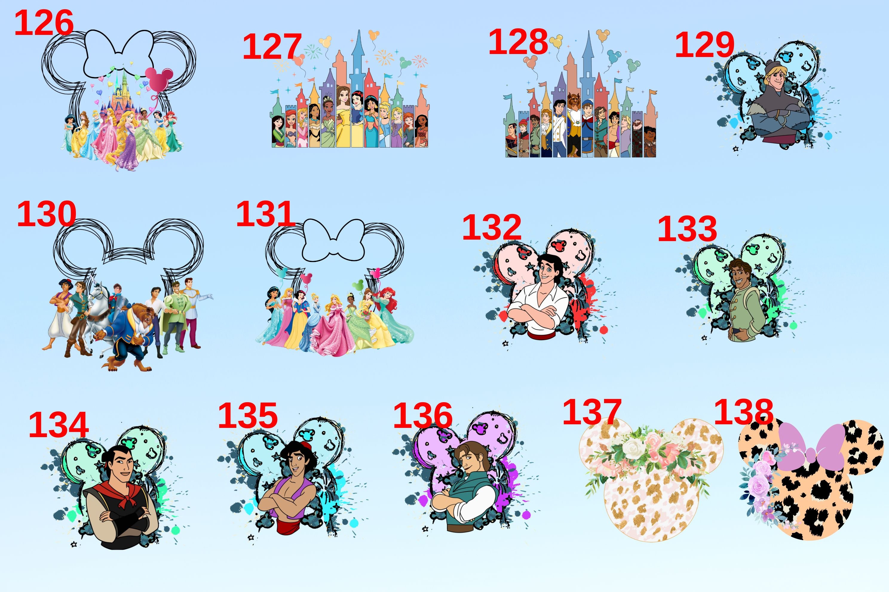 Disney Prince Vacation Dtf,disney Prince Dtf Transfers,best Day Ever ...