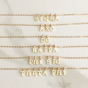 Sigma Sigma Sigma Sorority Necklace, Tri Sigma Sorority Necklace, Sigma ...