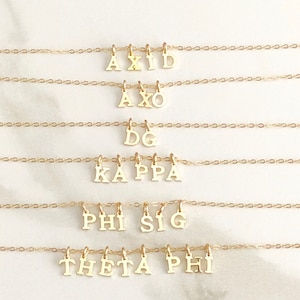 Alpha Xi Delta Sorority Necklace, AXID Sorority Necklace, Alpha Xi ...
