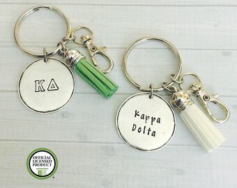Alpha Chi Omega Key Chain Sorority Key Chain Tassel Key | Etsy