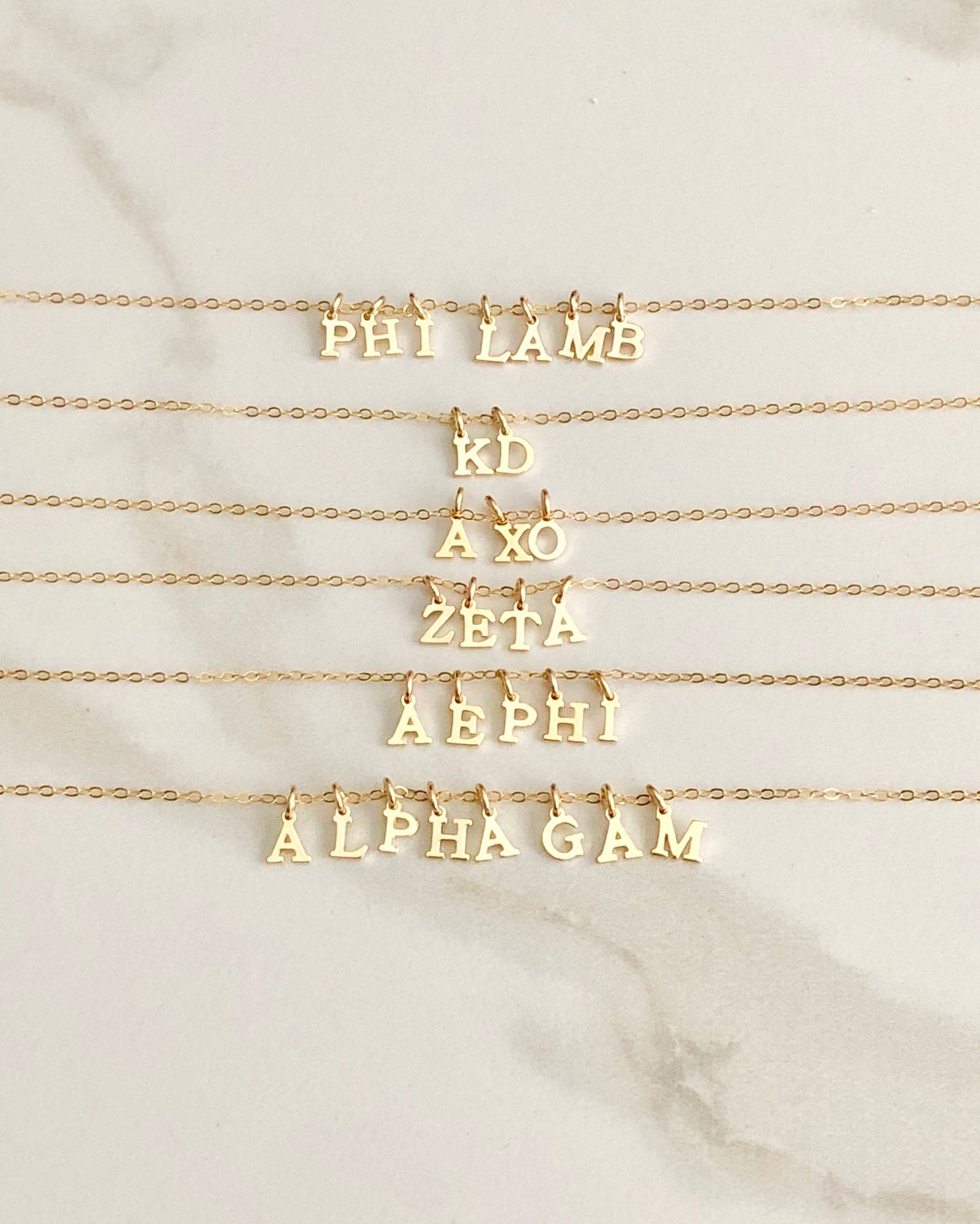 Sigma Phi Lambda Sorority Necklace, Phi Lamb Sorority Necklace, Sigma Phi Lambda Necklace, Phi ...