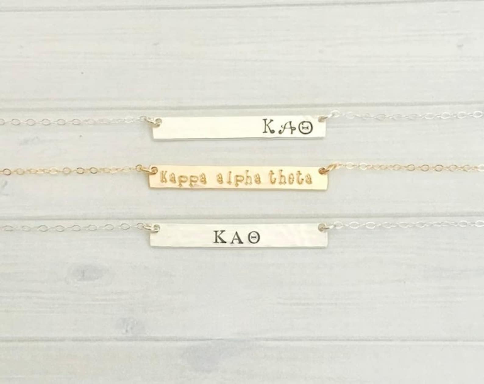 KAPPA ALPHA THETA Necklace - Kappa Alpha Theta Jewelry - Officially ...