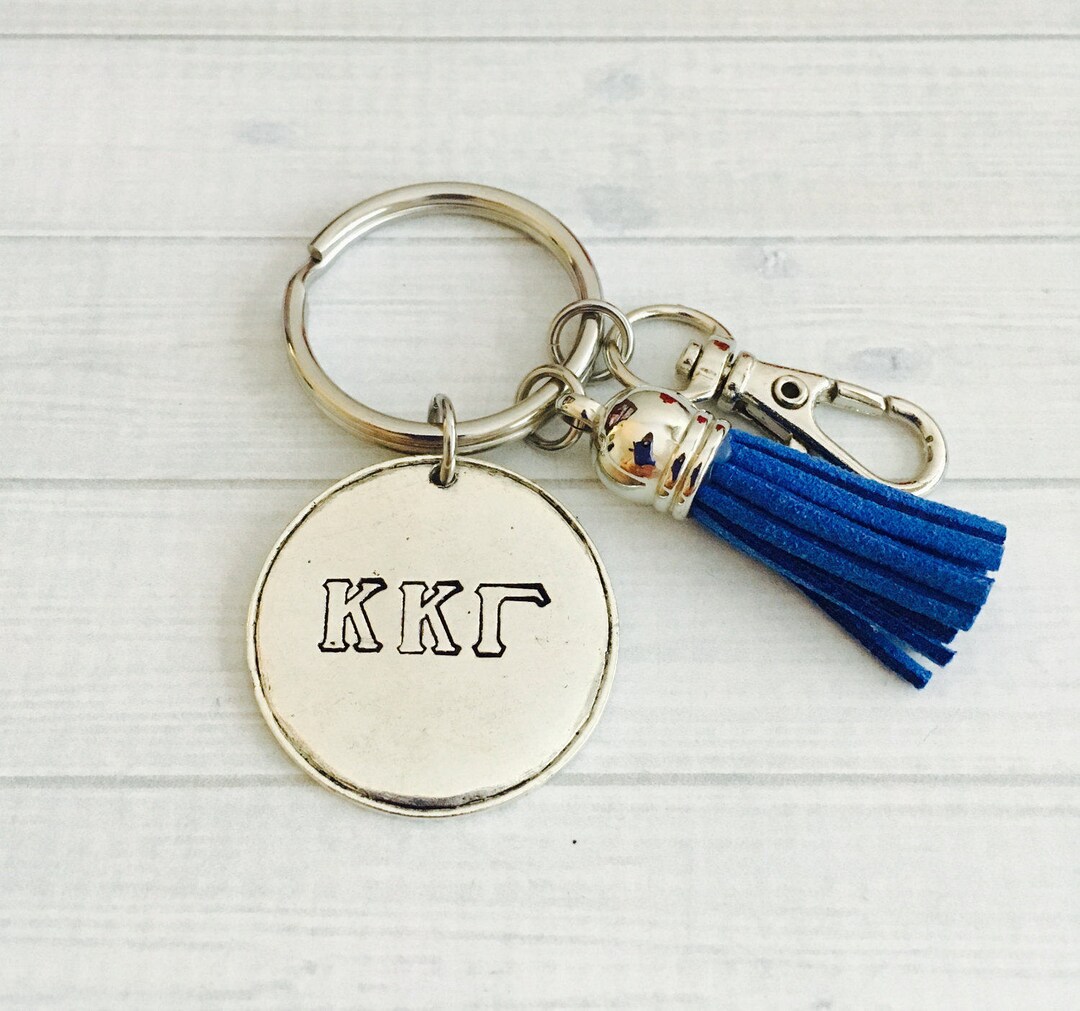 Kappa Kappa Gamma Key Chain - Sorority Key Chain - Tassel Key Chain ...