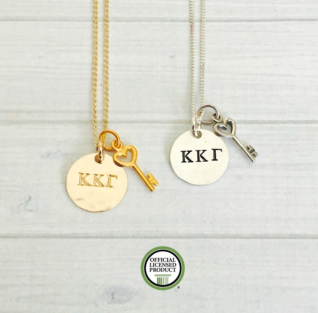 Kappa Kappa Gamma Necklace Kappa Kappa Gamma Jewelry Kappa - Etsy