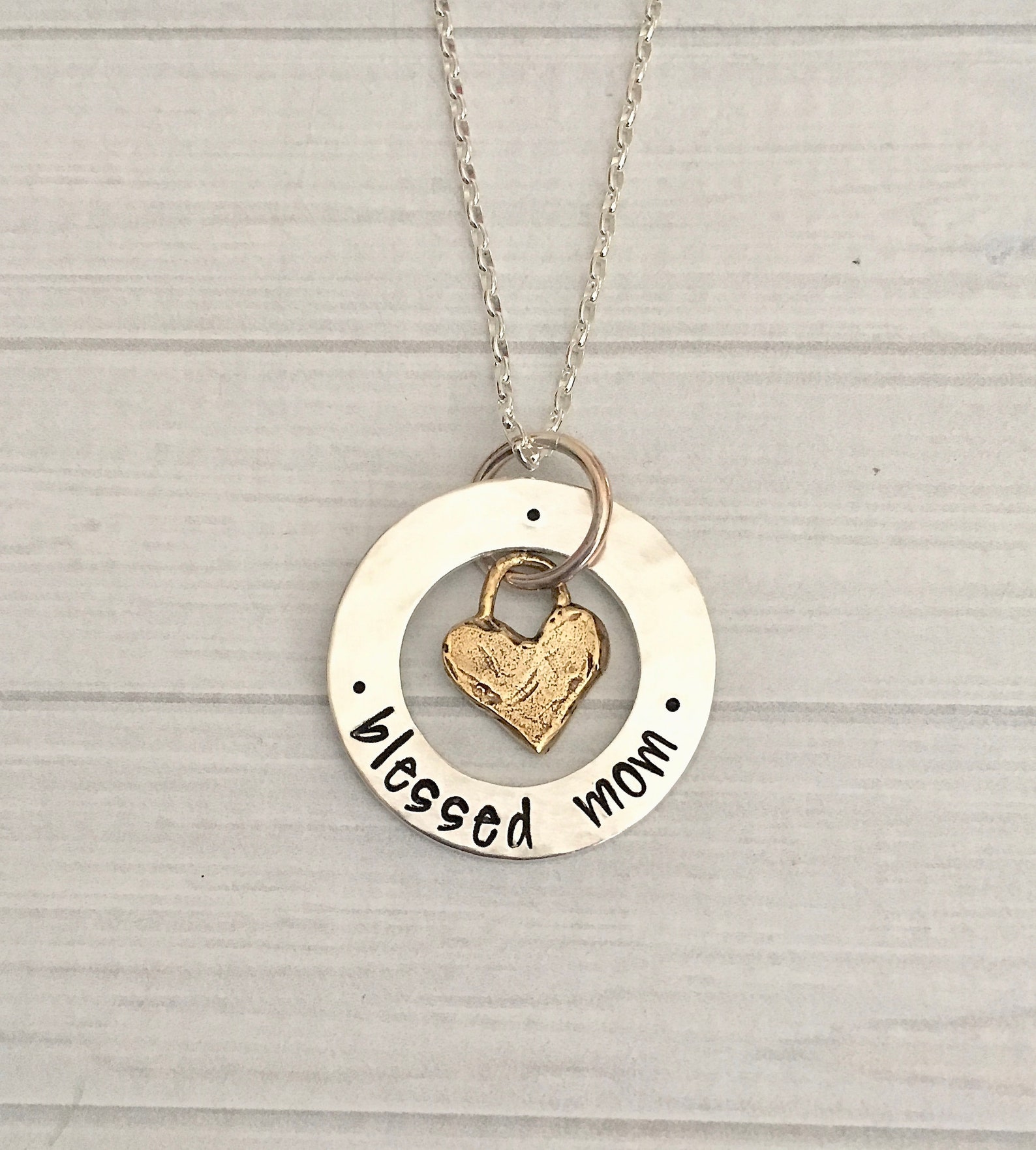 Blessed Mom Necklace Blessed Mom of Boys Blessed Mom of | Etsy