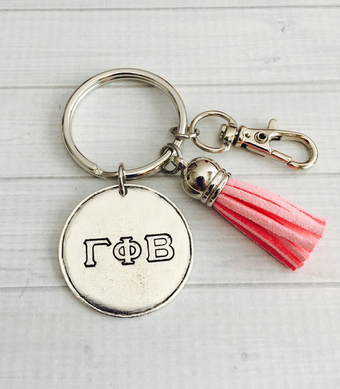 Gamma Phi Beta Key Chain Sorority Key Chain Tassel Key - Etsy