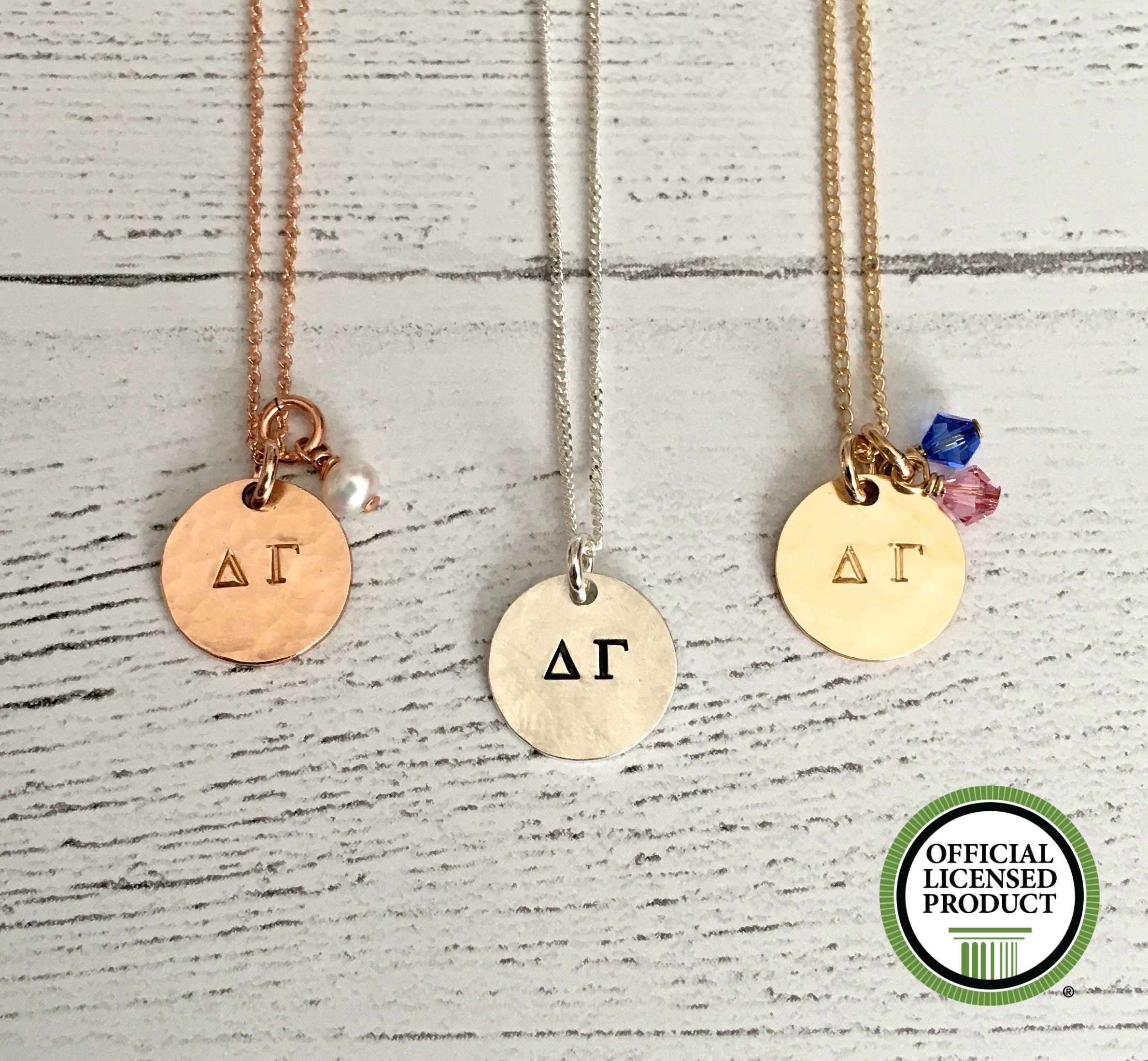 Delta Gamma Necklace Delta Gamma Jewelry Sorority Necklace | Etsy