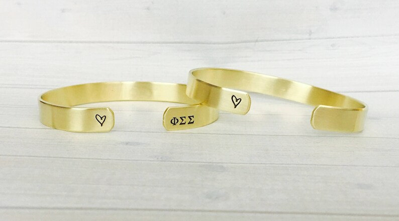 Phi Sigma Sigma Bracelet Phi Sigma Sigma Jewelry Sorority - Etsy