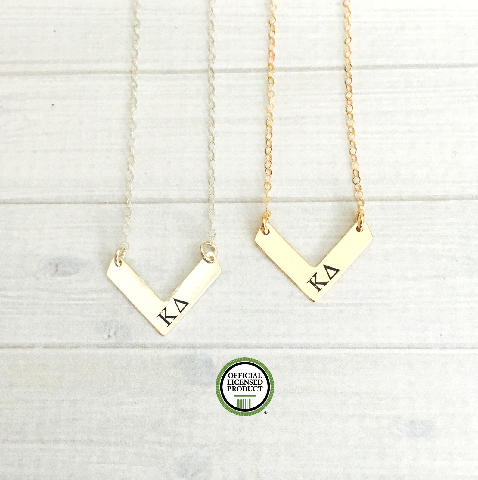 Kappa Delta Necklace Kappa Delta Jewelry KD Sorority - Etsy