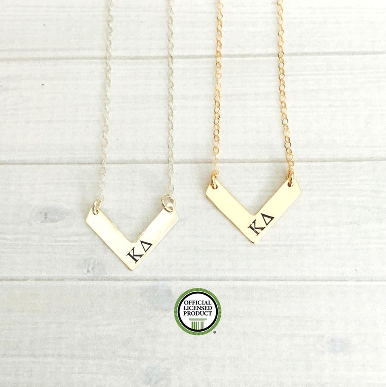 Kappa Delta Necklace Kappa Delta Jewelry KD Sorority - Etsy