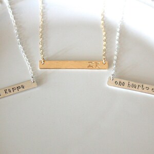 SIGMA KAPPA Necklace - Sigma Kappa Jewelry - Sorority Necklace ...