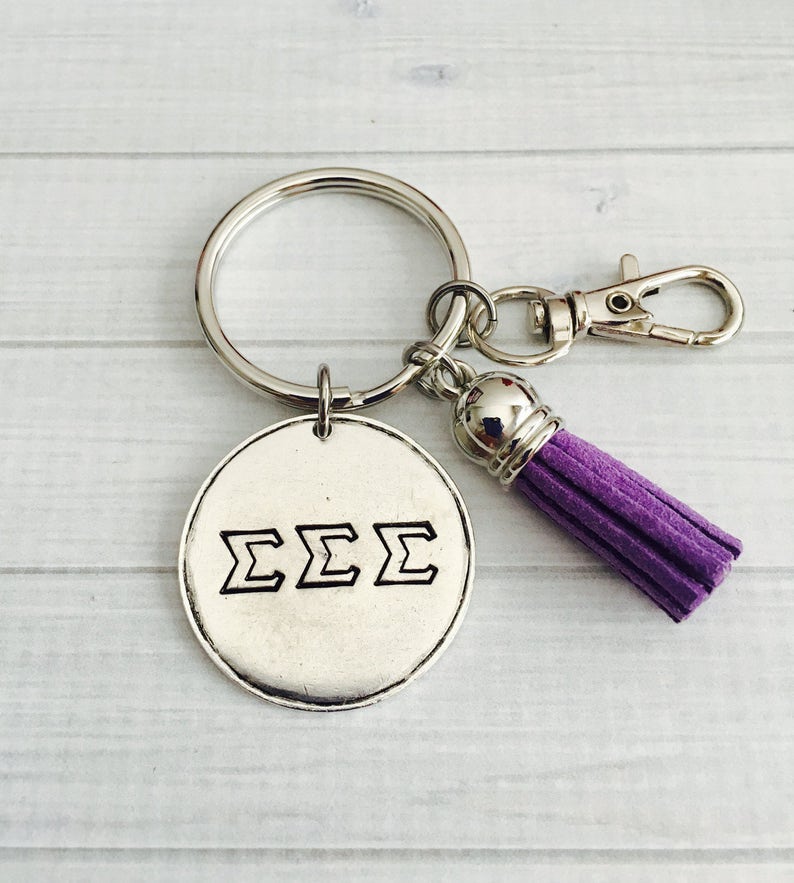 Sigma Sigma Sigma Key Chain Sorority Key Chain Tassel Key - Etsy Sigma Sigma Sigma Key Chain Sorority Key Chain Tassel Key - Etsy
